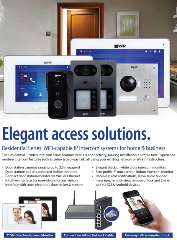 VIP Vision Residential 4 Button IP Intercom Door Station - INTIPDDS4 ...