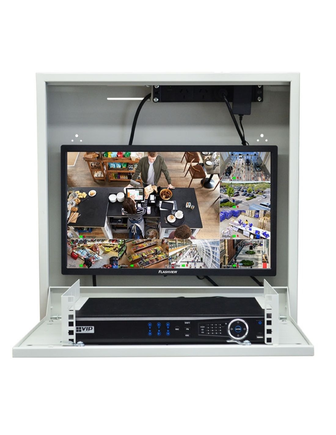 VIP Vision Vertical Wall Mount Security Cabinet - SECCAB - Infotech ...