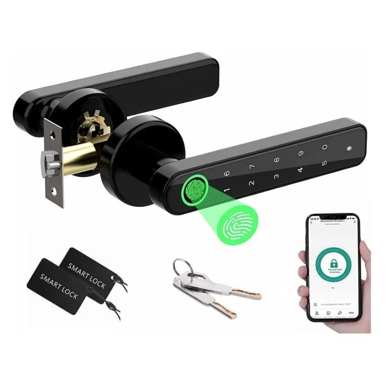 Realtime Secure Smart Biometric Fingerprint Password Wi-fi Door Lock ...